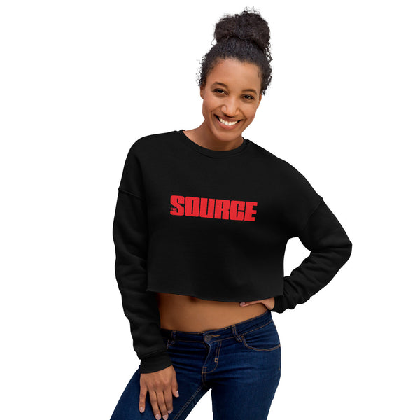 The Source Logo Crop Sweatshirt – The Source Merch